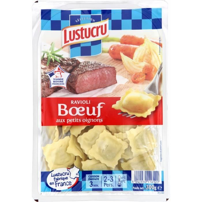 Ravioli bœuf 300 g Lustucru Selection - Cdiscount Au quotidien