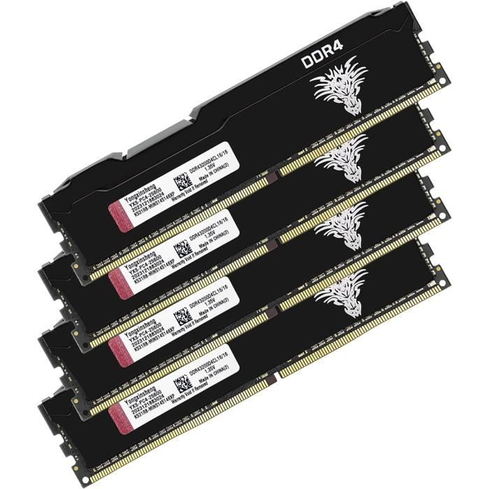 Ddr4 3200Mhz 64Go Kit(4X16Go)Desktop Ram Pc4-25600 Xmp 2.0 Udimm Non ...