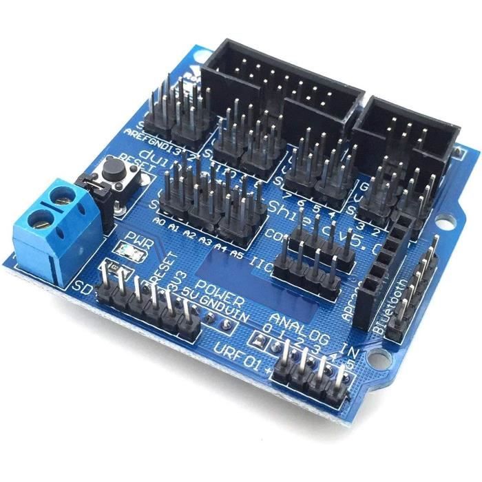 Sensor Shield V5 Expansion Board For Arduino Uno R3[J1259] - Cdiscount ...