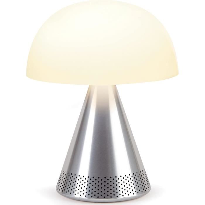 Mina L Audio Lampe Champignon Portable Et Enceinte Bluetooth Rechargeable, Lampe À Poser Sans ...