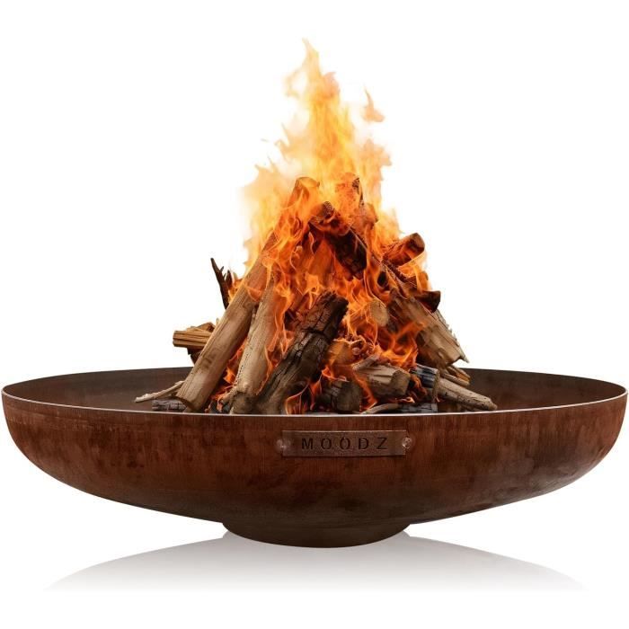 MOODZ Outdoor Living Brasero Ø60 cm - Brasero Exterieur - Barbecue ...