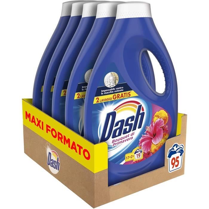 Dash Lessive liquide Bouquet de printemps, résistante aux taches ...