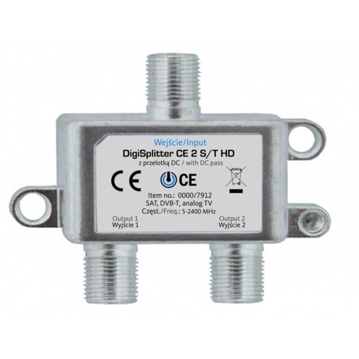 TechniSat DigiSplitter CE 2 HD - 4019588079120 - Cdiscount