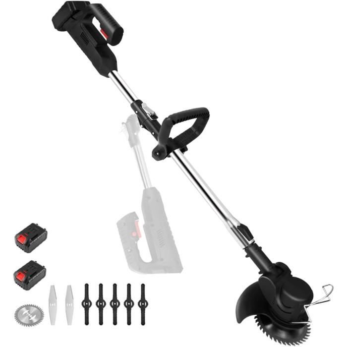 Coupe Bordure Sans Fil Alimenté Par Pile 21V, Coupe-Bordures Electrique, Tube Telescopique ...