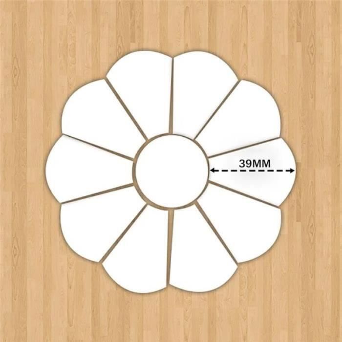 Couleur b GABARIT DE PATCHWORK DE FLEURS 40 Pièces Plaque de Papier Moule Pour Bricolage Couture ...