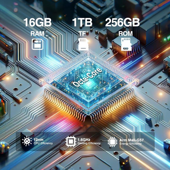 S41 Max Smartphone Incassable 2024,16Gb+256Gb(Tf 1Tb),6300Mah,Android ...