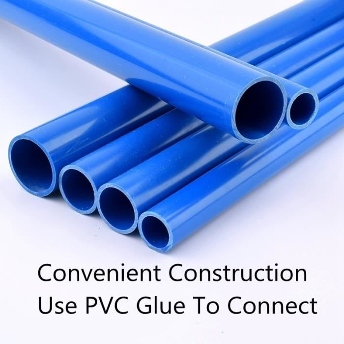 Tuyau d'arrosage,Tuyau de plomberie en PVC bleu, diamètre de sortie 20 ...