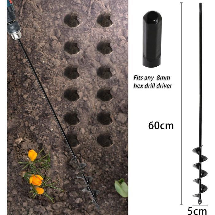 Foret de jardin outil de creusement de plantes pour le forage foret à ...