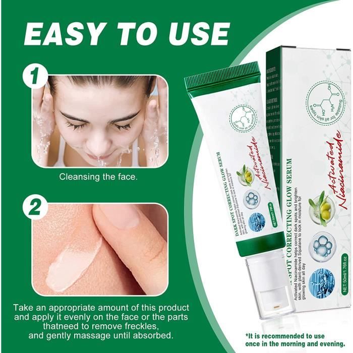 Serum Anti Tache Visage, Dark Spot Correcting Glow Serum, Creme Anti ...