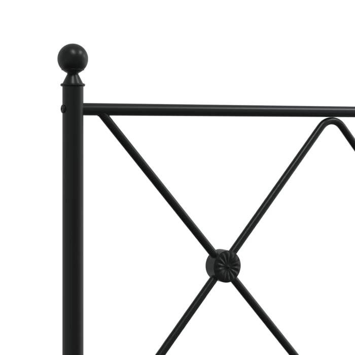 Cadre de lit - 1PLACE - Structure de lit SIMPLE métal - sans matelas ...