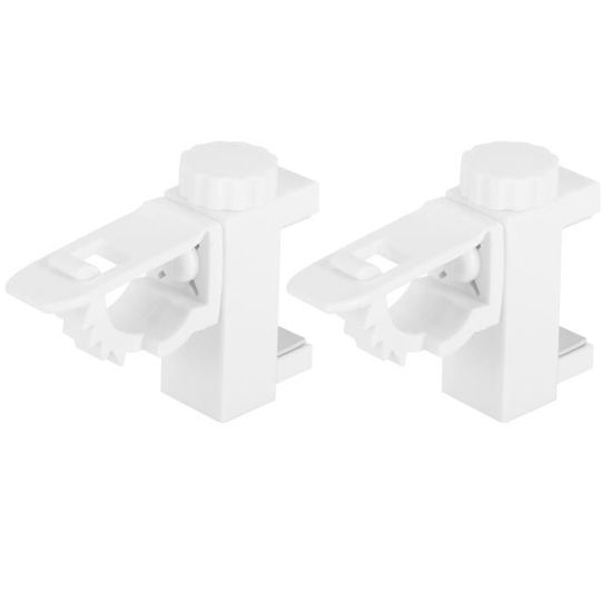 Akozon Hanging Rod Clip, Curtain Rod Bracket, Hook Type for Home ...