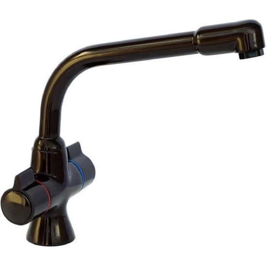 , Alpha Kt123 Robinet Mitigeur Double Débit En Laiton Pour Évier De ...