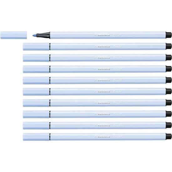 Feutre dessin Pen 68 Lot x 10 feutres de coloriage pointe moyenne Bleu ...