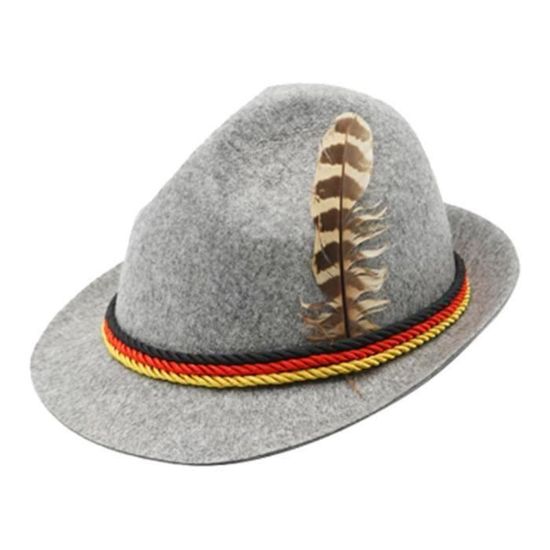 Light-CHAPEAU - BOB 1920s classique Fedora chapeau avec plume amovible ...