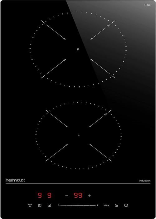 Plaque Induction, Table Induction 2 Feux Encastrable Avec 9 Niveaux De ...