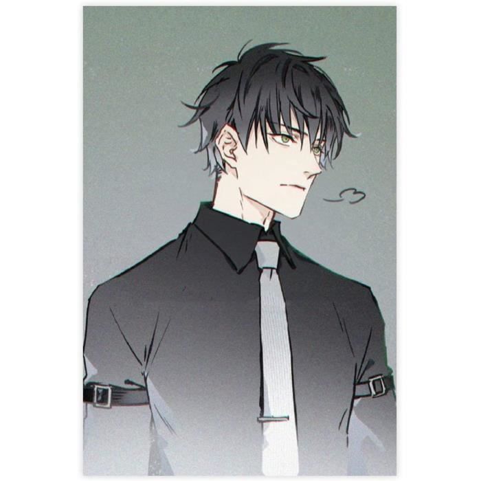 AIMASHI Poster animé Jujutsu Kaisen Fushiguro Megumi 0 sur toile pour ...