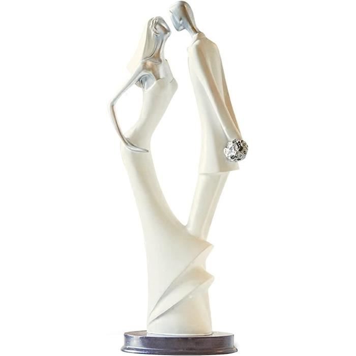 Décoration De Sculpture Romantique, Ornements De Statue De Maison Moderne, Statuette En Couple ...