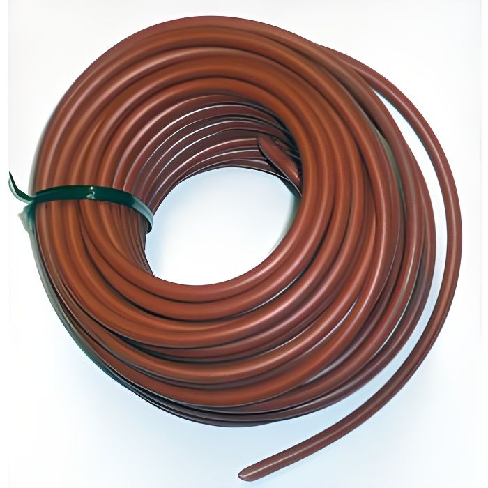 Fil électrique - PVC - 2.5 mm² - Rouge - 10 mètres - Monoconducteur ...