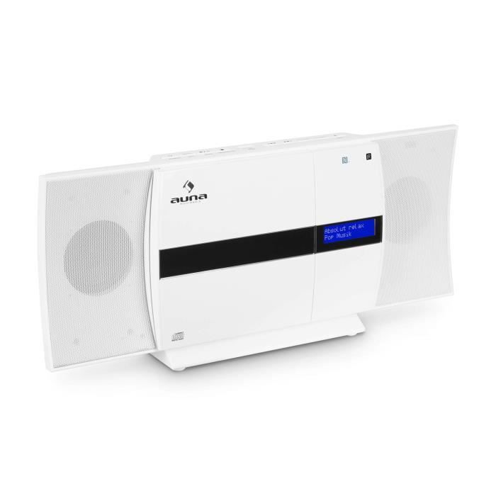 Chaîne stéréo AUNA V-20 Dab - Tuner numérique Dab+ RDS - Lecteur CD ...