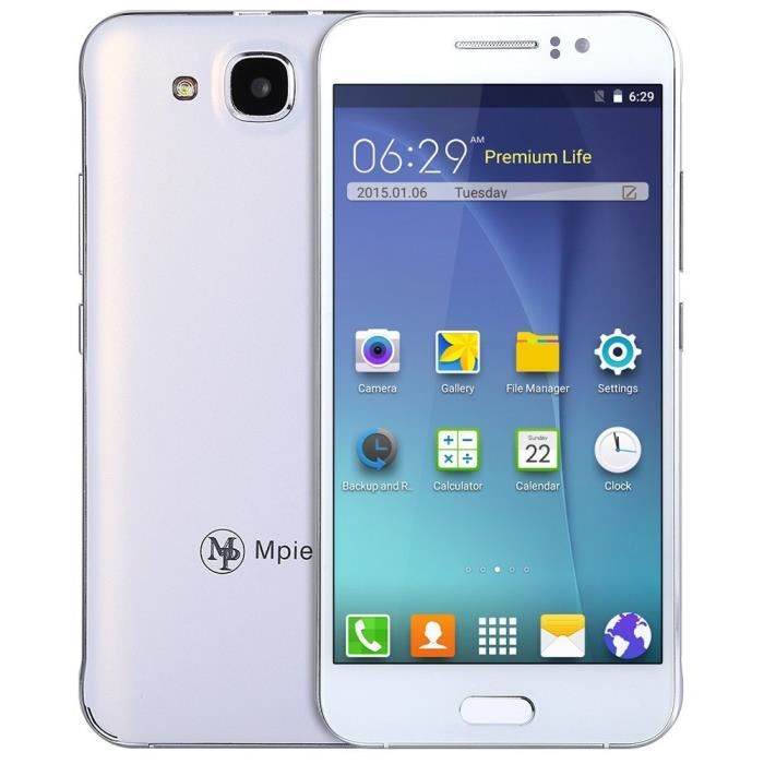 MPIE A8 5.0 pouces 3G Smartphone Android 5.1 MTK6580 Quad Core écran 1 ...