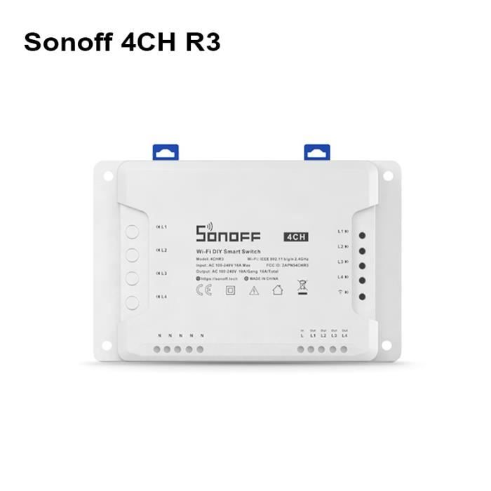 Sonoff 4chr3 - commutateur Wifi 4CH R3-PRO R3, Module de commutation à ...