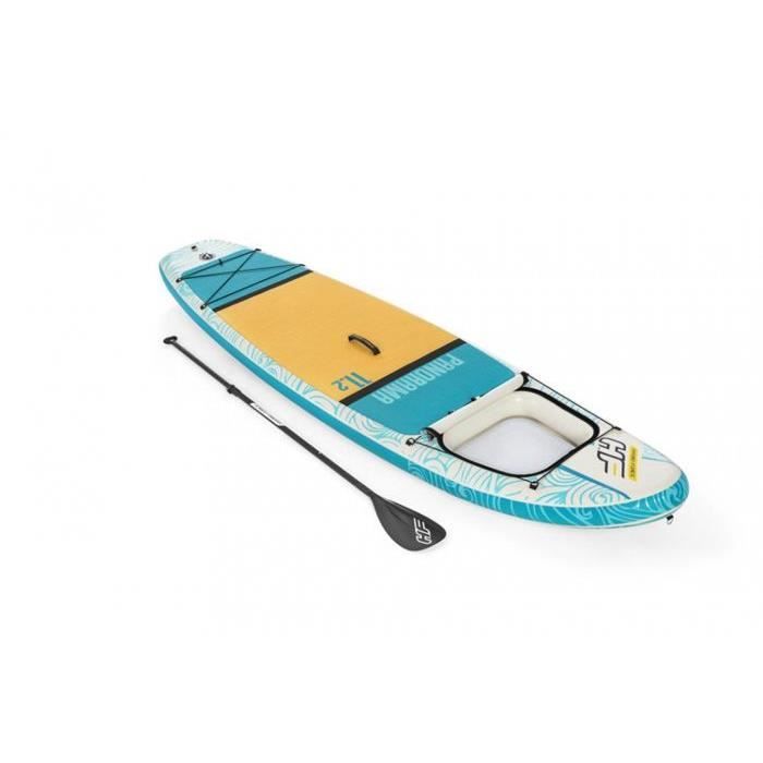 BESTWAY Paddle gonflable Panorama Hydro-force™, 340 x 89 x 15 cm, 150 ...