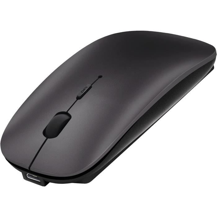 Souris Bluetooth Rechargeable Pour Laptop Tablette Macbook Ipad Iphone Ios Ou Sup Rieur