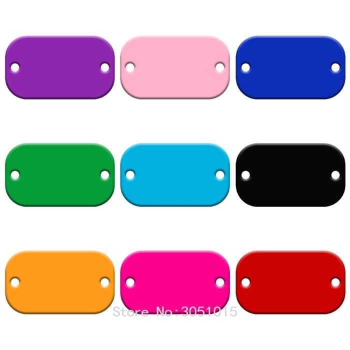CRAZE 100Pcs Dog Tag 2 Hole Punch NamePlate Key Military Card Motorcyle ...