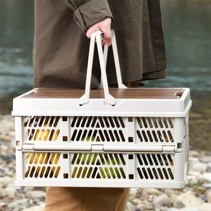 HEN--Panier de camping pliable grande capacité multifonction panier de ...