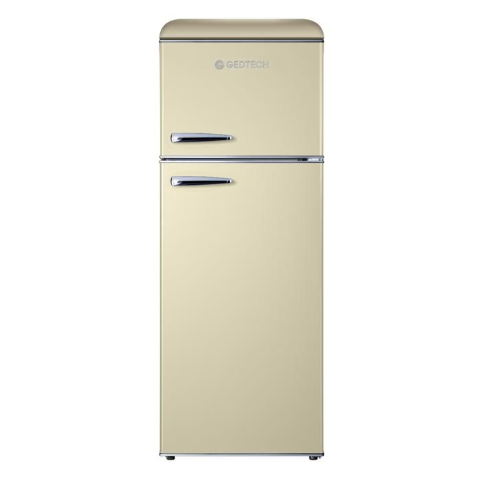 GEDTECH Refrigerateur double-porte vintage GDPV215CR - Couleur crème ...