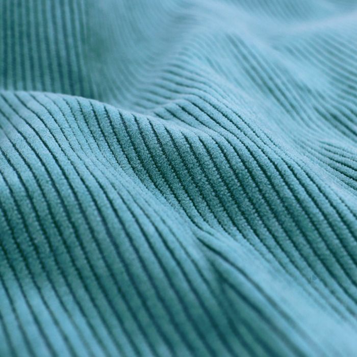 Tissu Velours Côtelé Polyester Uni Starsky Vert Canard Cdiscount