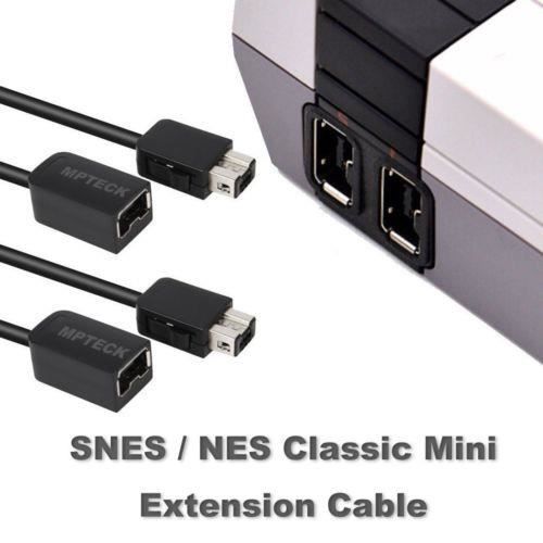 2x 3M Câble Rallonge Câble d'extension SNES Classic pour Super Nintendo ...