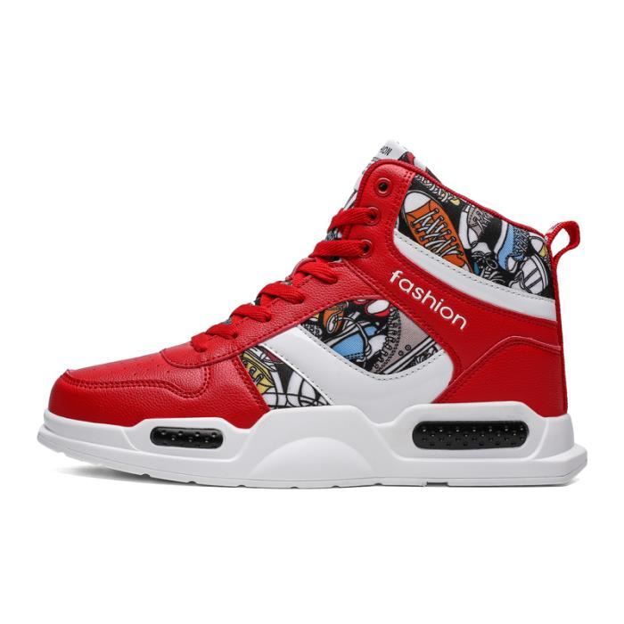 Chaussures de basketball montantes pour hommes sport confortable ...