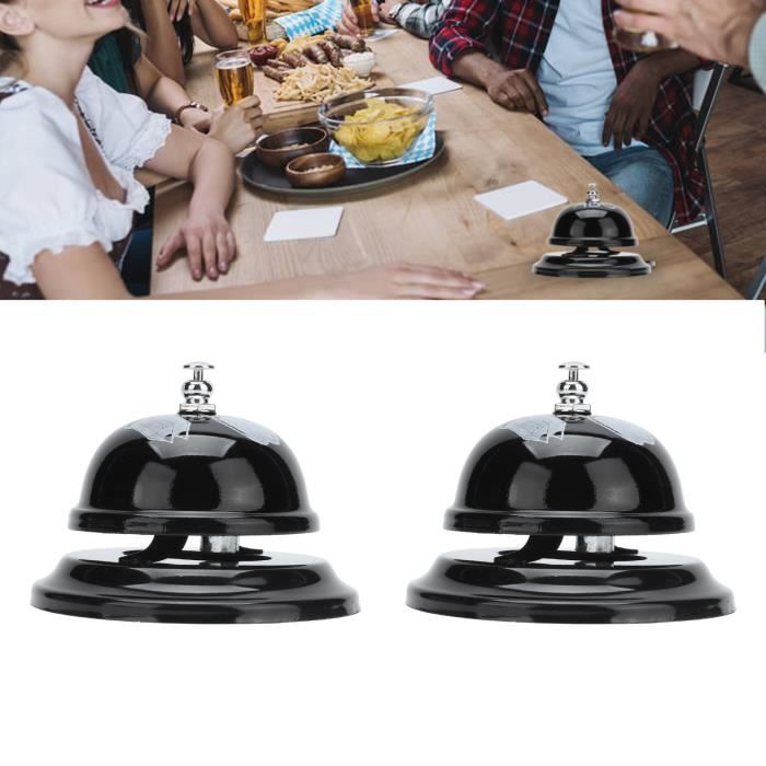Mxzzand Cloche de service 2 pièces Service cloche exquis son clair ...