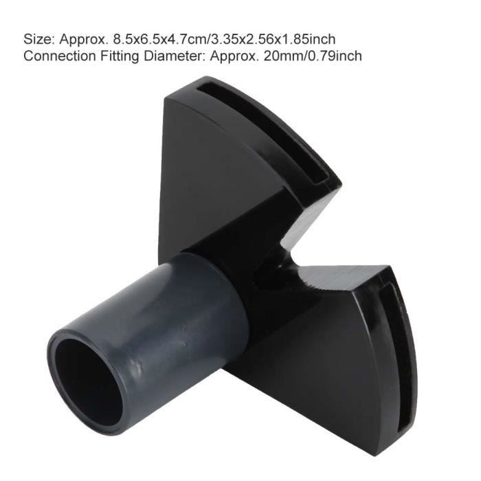 Mxzzand Buse bec de canard Acrylique 360 ° réglable aquarium double ...