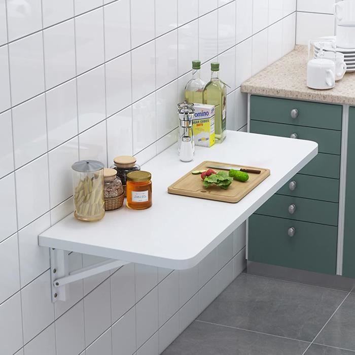 Table Pliante Pour Petite Cuisine, Table Murale Rabattable, Table ...