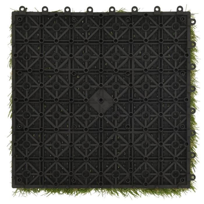 CEN Carreaux de gazon artificiel 22 pcs Vert 30x30 cm - ZJC7798819416121 - Cdiscount Jardin