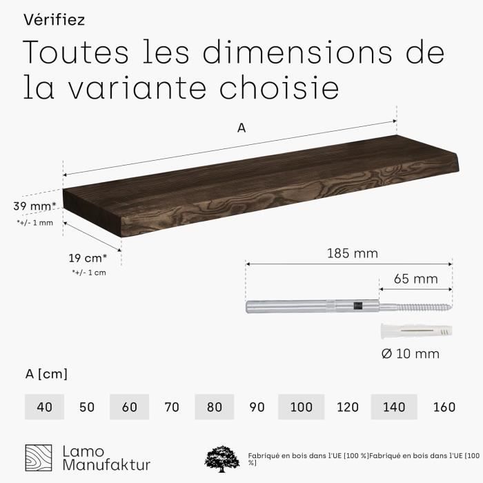 Etagere Murale Blanche Lot de 4 Étagère Flottante,Tablette Salle de ...