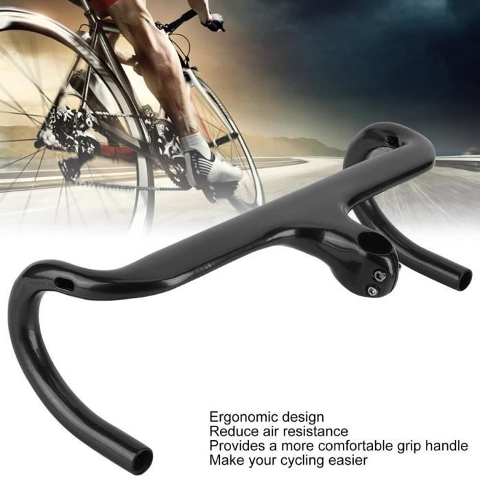 Guidons de vélo de route Guidon de vélo de route intégré en fibre de ...
