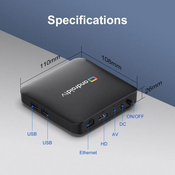 Boîte TV Android H96 Max - Android 14.0 4K HDR Quad Core 2G+16G WiFi2 ...