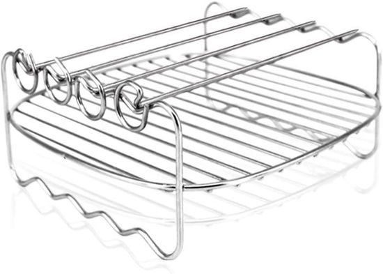 Support à double couche pour friteuse à air comprimé - Accessoires de friteuse à air comprimé ...