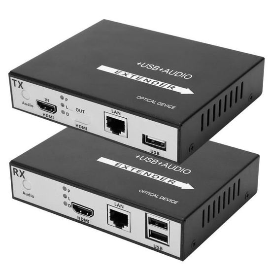 Extender HDMI, récepteur émetteur HDMI Extender numérique avec ...