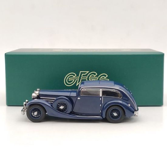 GFCC TOYS 1:43 1935 Jaguar SS1 Airline #43000 Blue Moulé sous pression ...