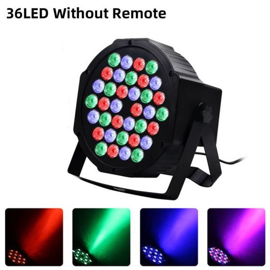 Éclairage de scène - RGBW - 36W - DMX 512 - Effets lumineux ...