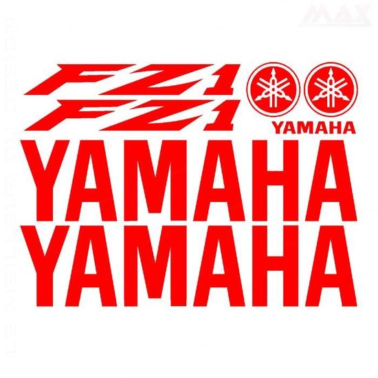 7 stickers FZ1 – ROUGE – sticker YAMAHA FZ 1 1000 FZS - YAM404 ...
