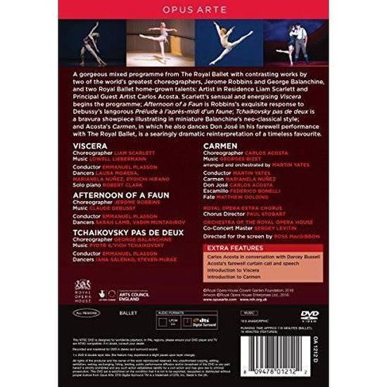 Opus Arte The Royal Ballet : Viscera - Carmen - Après-midi dun faune ...