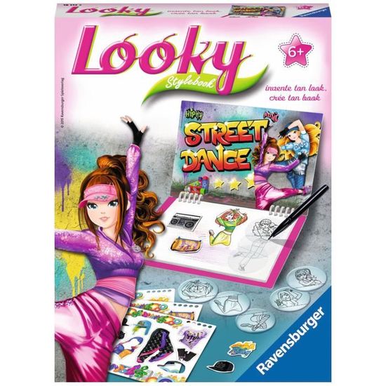 Kit de loisirs créatifs : Looky Book - Street Dance - Cdiscount Jeux ...