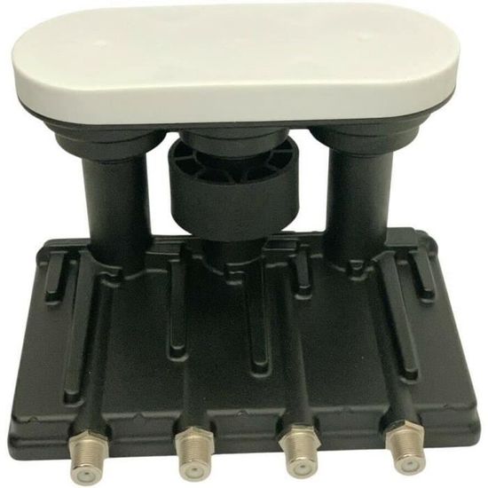 LNB Monoblock Quad Triple Feed TRIAX 19 16 13 pour 4 participants Balkan Eutelsat - Cdiscount TV ...