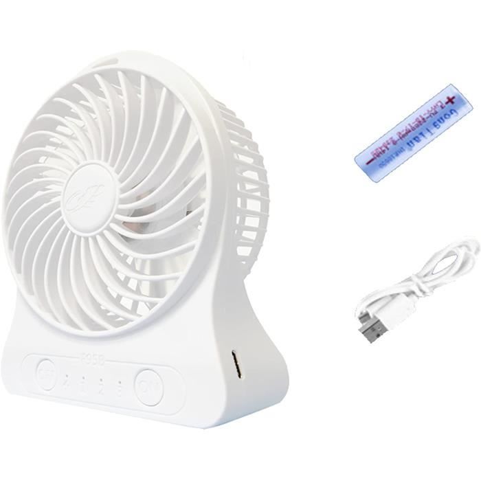 Mini Ventilateur Fan, Portable Ventilateur de Bureau, Silencieux Table ...