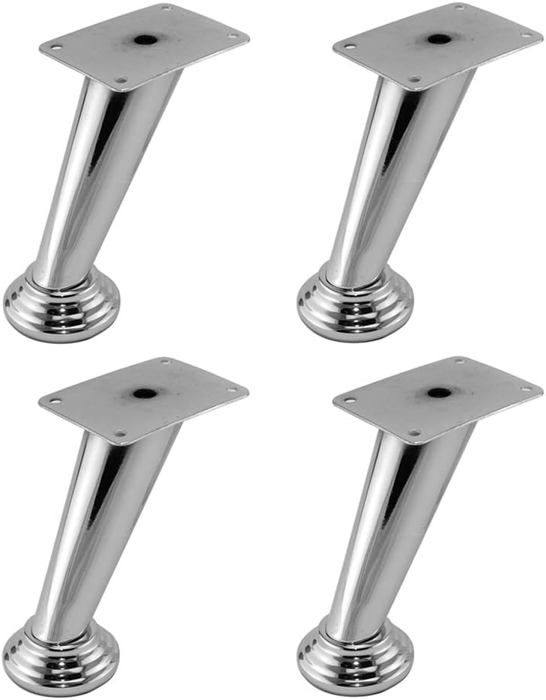 Pieds De Table En Mtal Pieds De Meubles Tube Rond De Support De Plan De Travail 4 Pieds De Canap ...